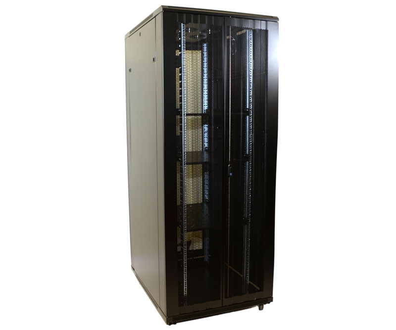 42U Network Server Rack, Dual Vented Rear Doors 800x1100mm - 我的网站